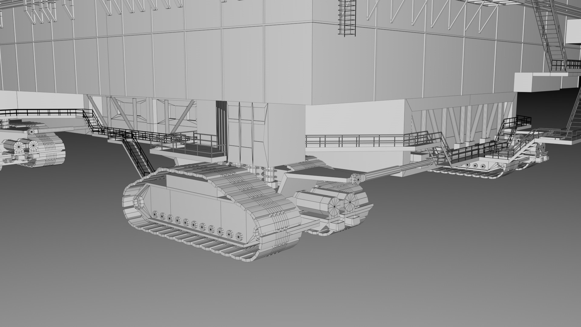 Nasa Crawler Mobile Launch Platform And Space Shuttle Rocket - Game ...