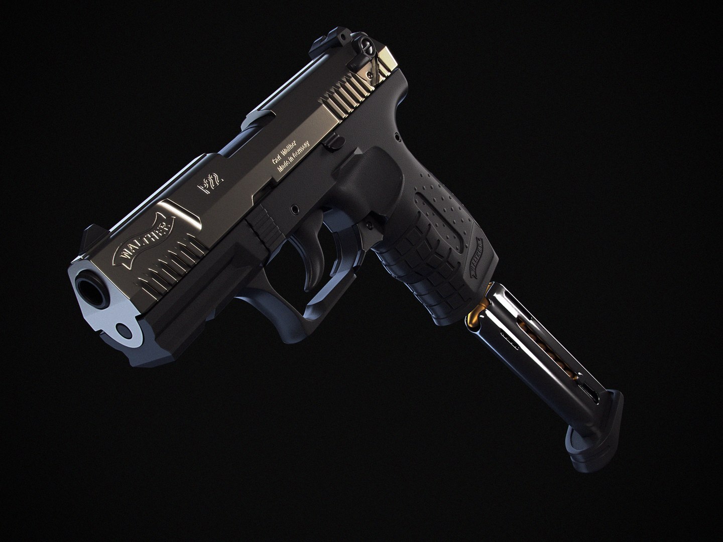 Pistol P22 3D Model - TurboSquid 1365276