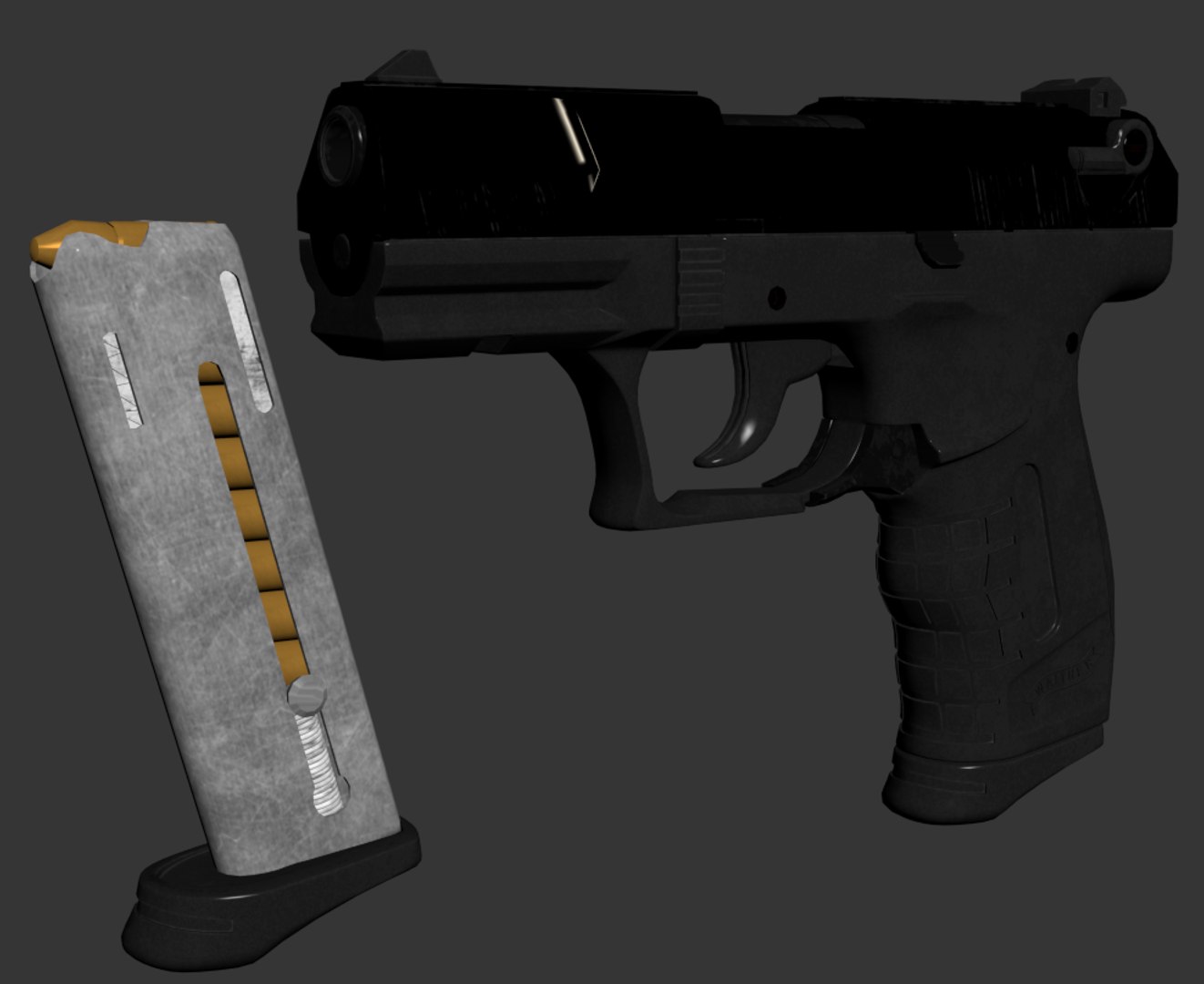 Pistol P22 3D Model - TurboSquid 1365276