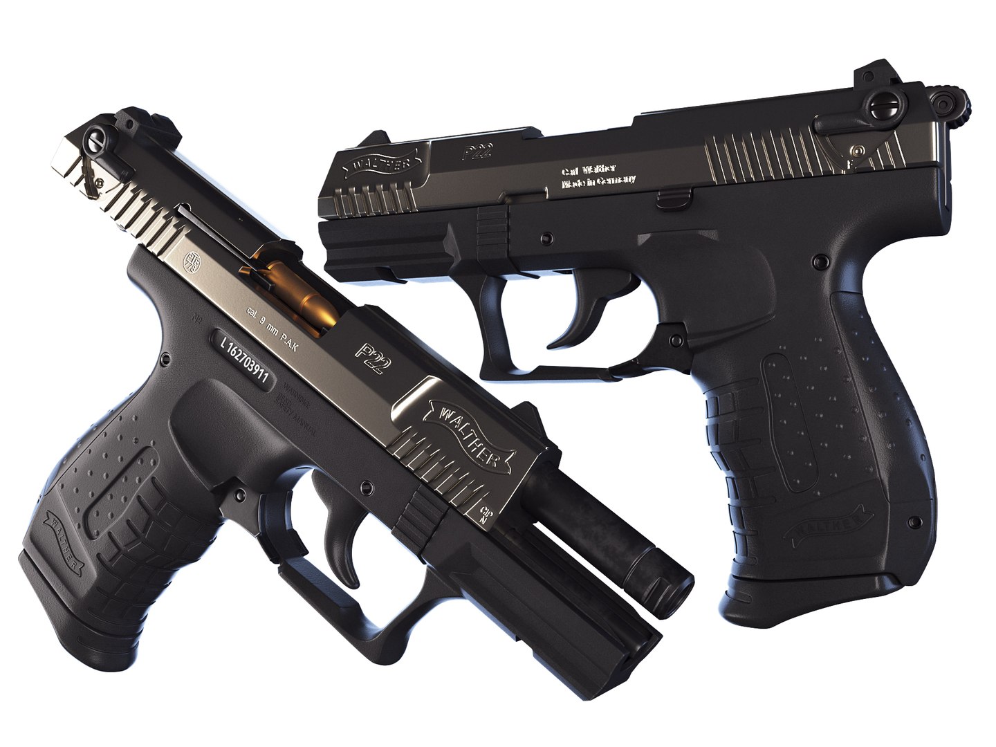 Pistol P22 3D Model - TurboSquid 1365276