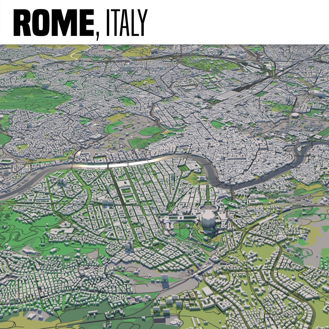 City Rome 3D Model - TurboSquid 1433933