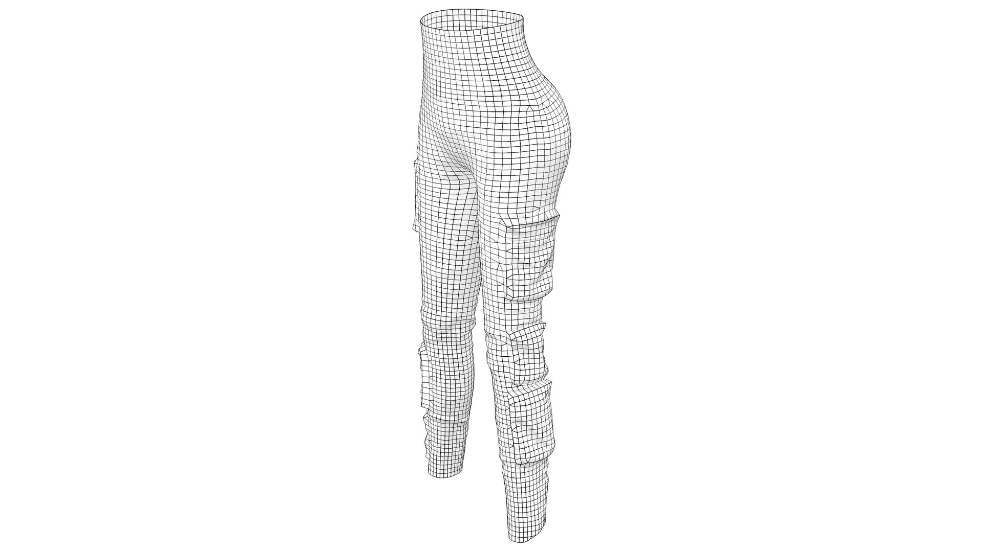 Future Pocket Pants 3D model - TurboSquid 1854172