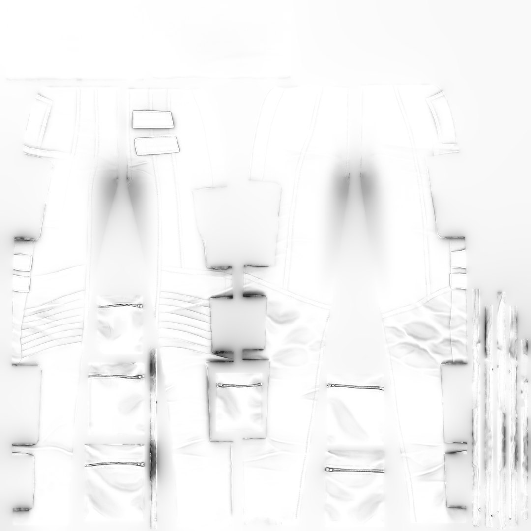 Future Pocket Pants 3D model - TurboSquid 1854172