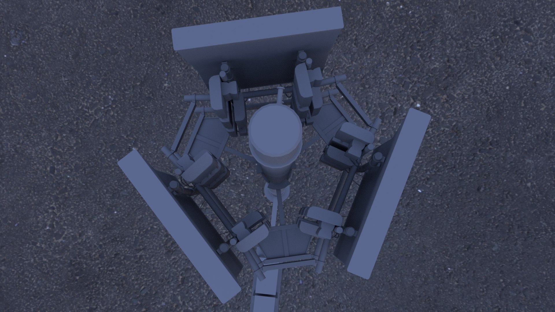 Cell Tower 2 3D Model - TurboSquid 1293090