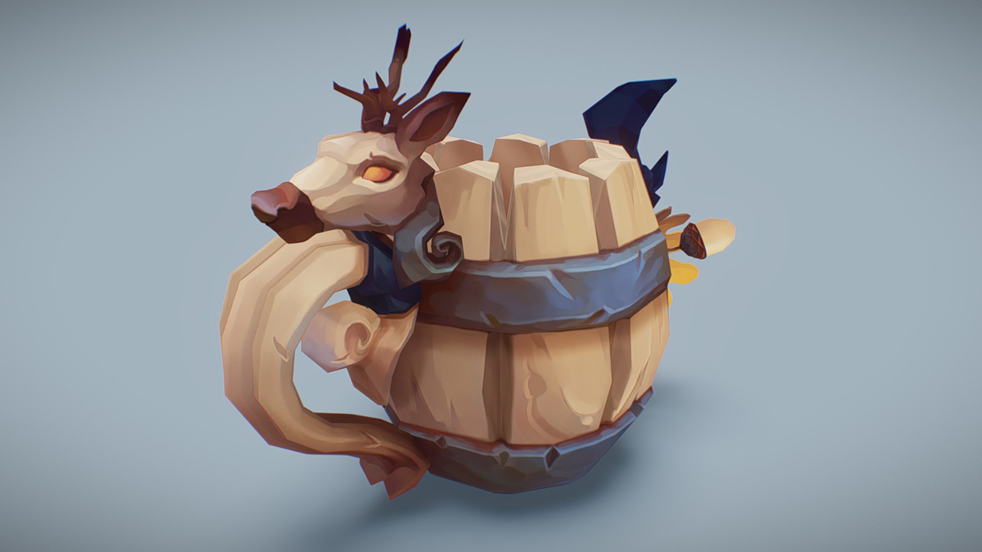 3D Fantasy Wooden Beer Mug - TurboSquid 2379907