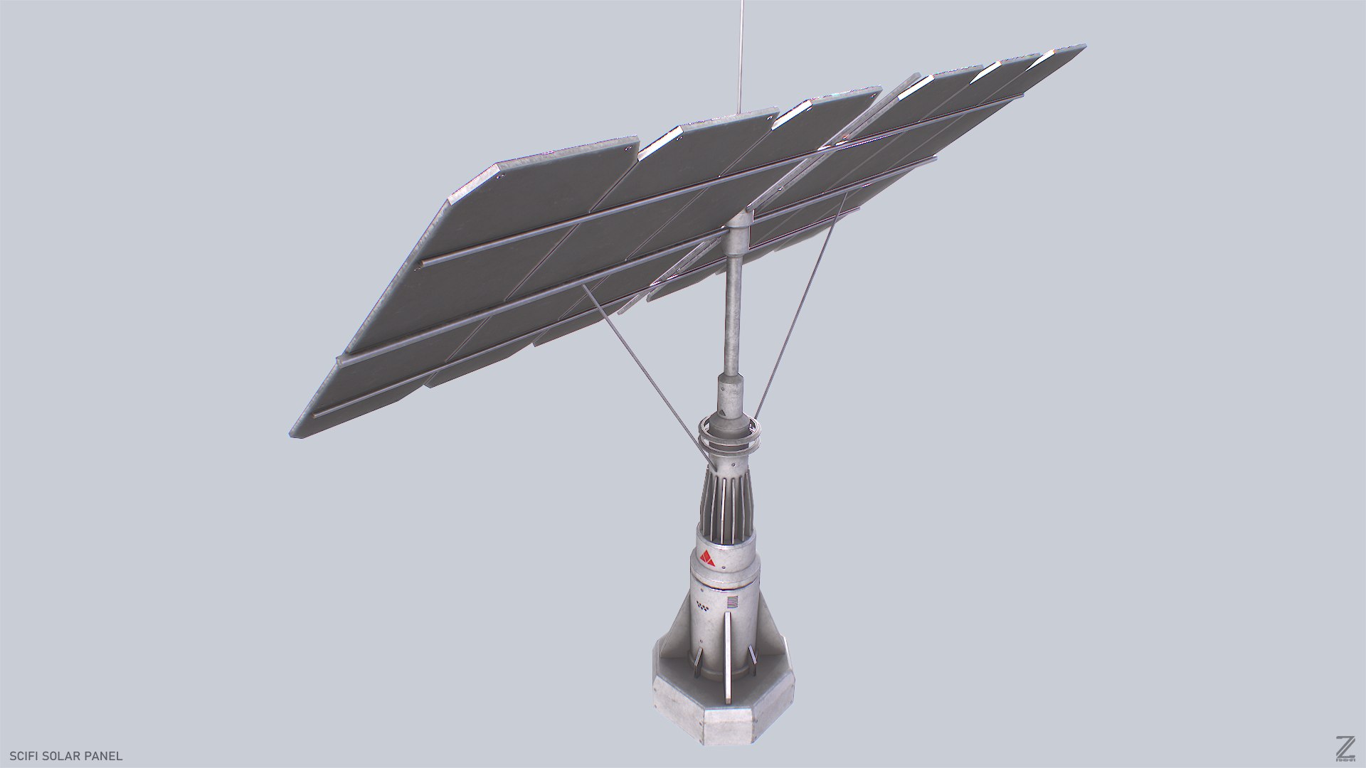 Scifi Solar Panel Model - TurboSquid 2221611