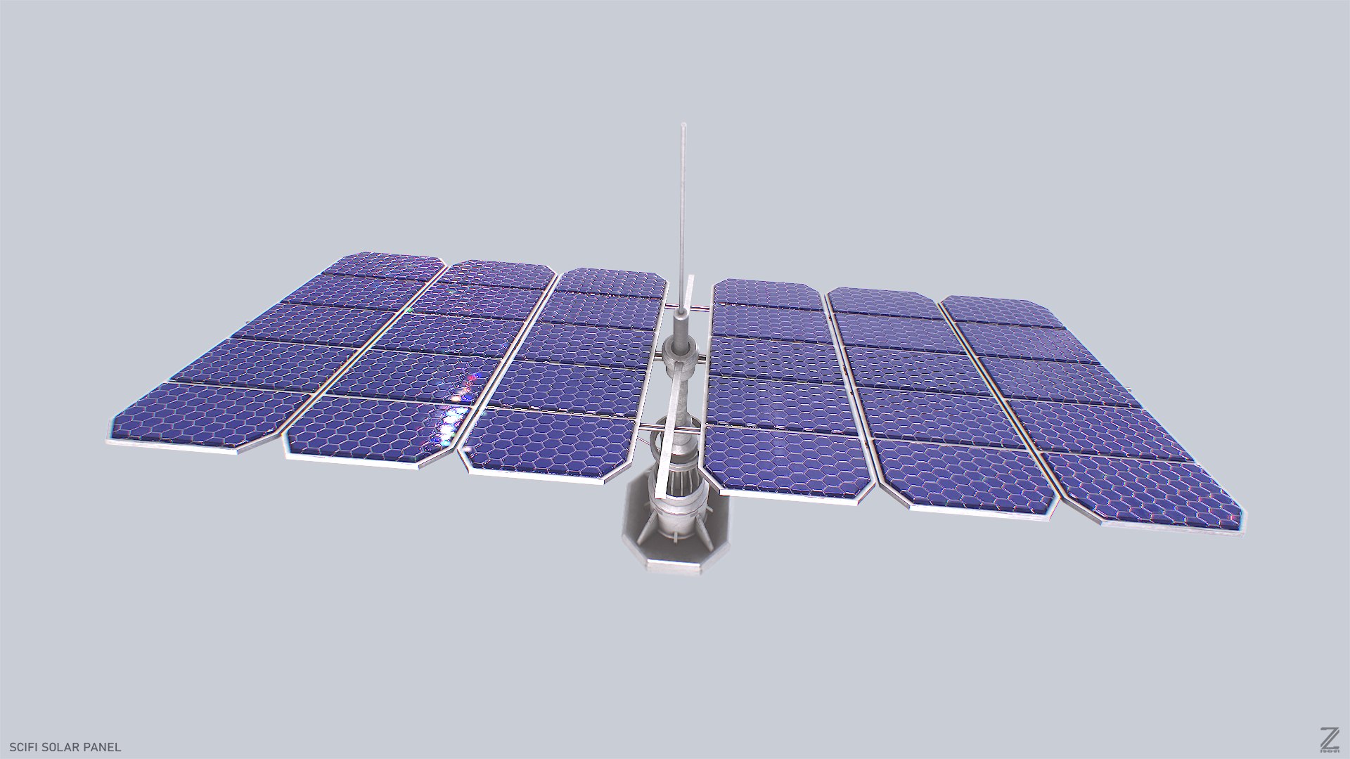 Scifi Solar Panel Model - TurboSquid 2221611