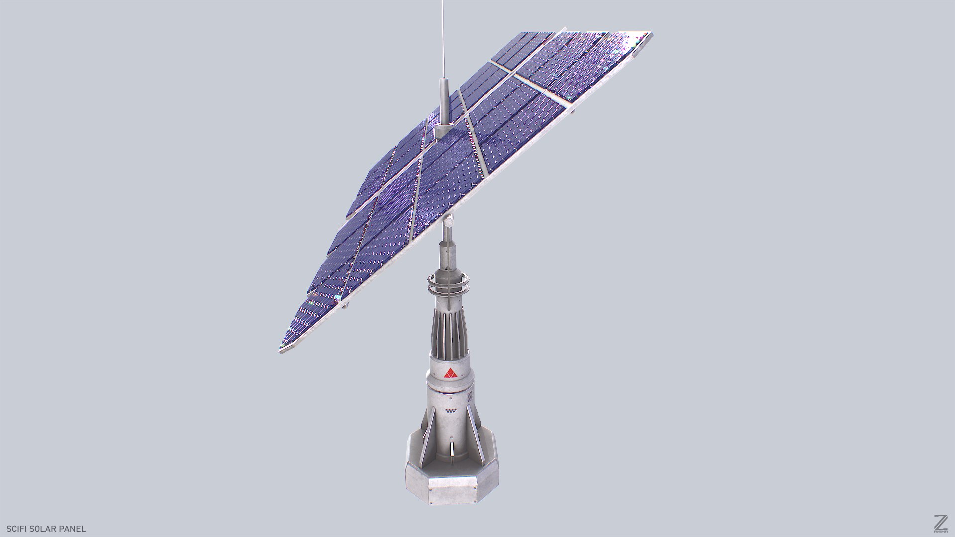 Scifi Solar Panel Model - TurboSquid 2221611