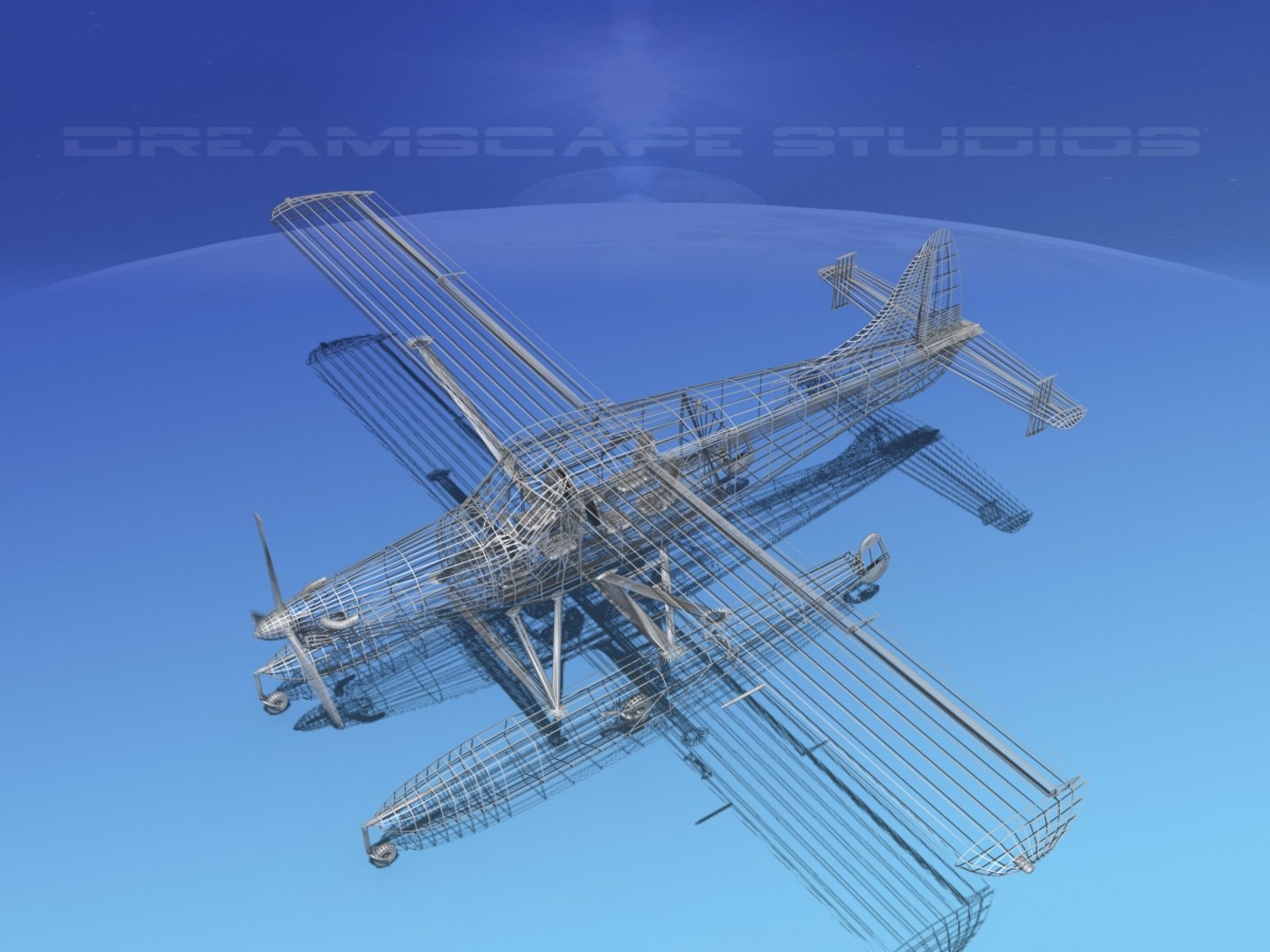 Dehavilland Beaver Turboprop 3d Dwg