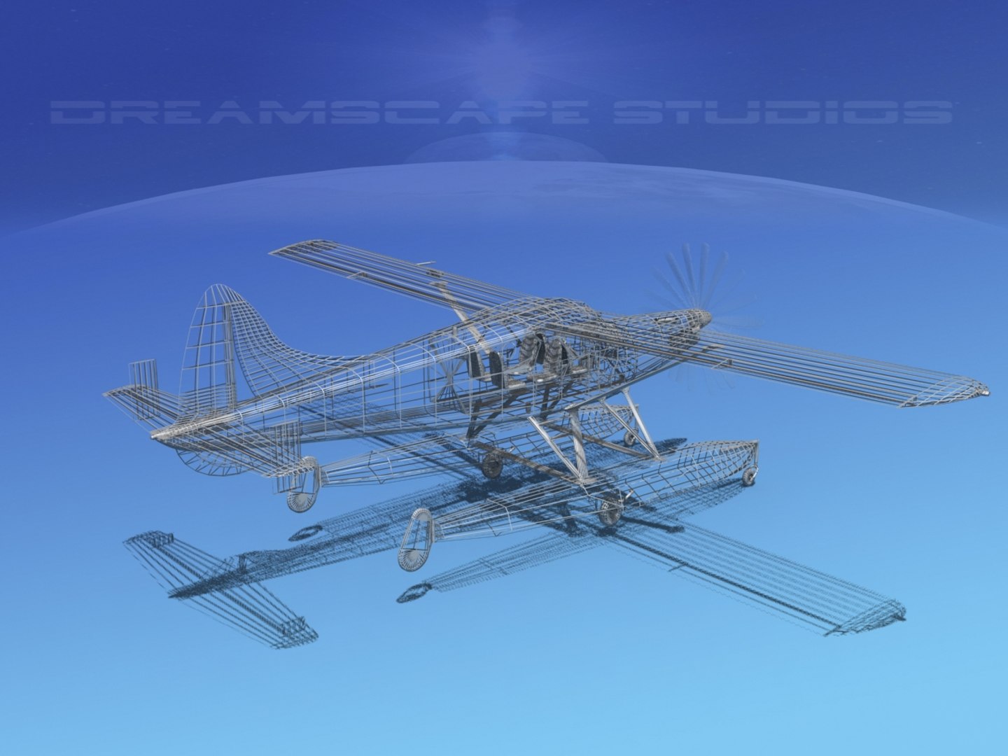 Dehavilland Beaver Turboprop 3d Dwg