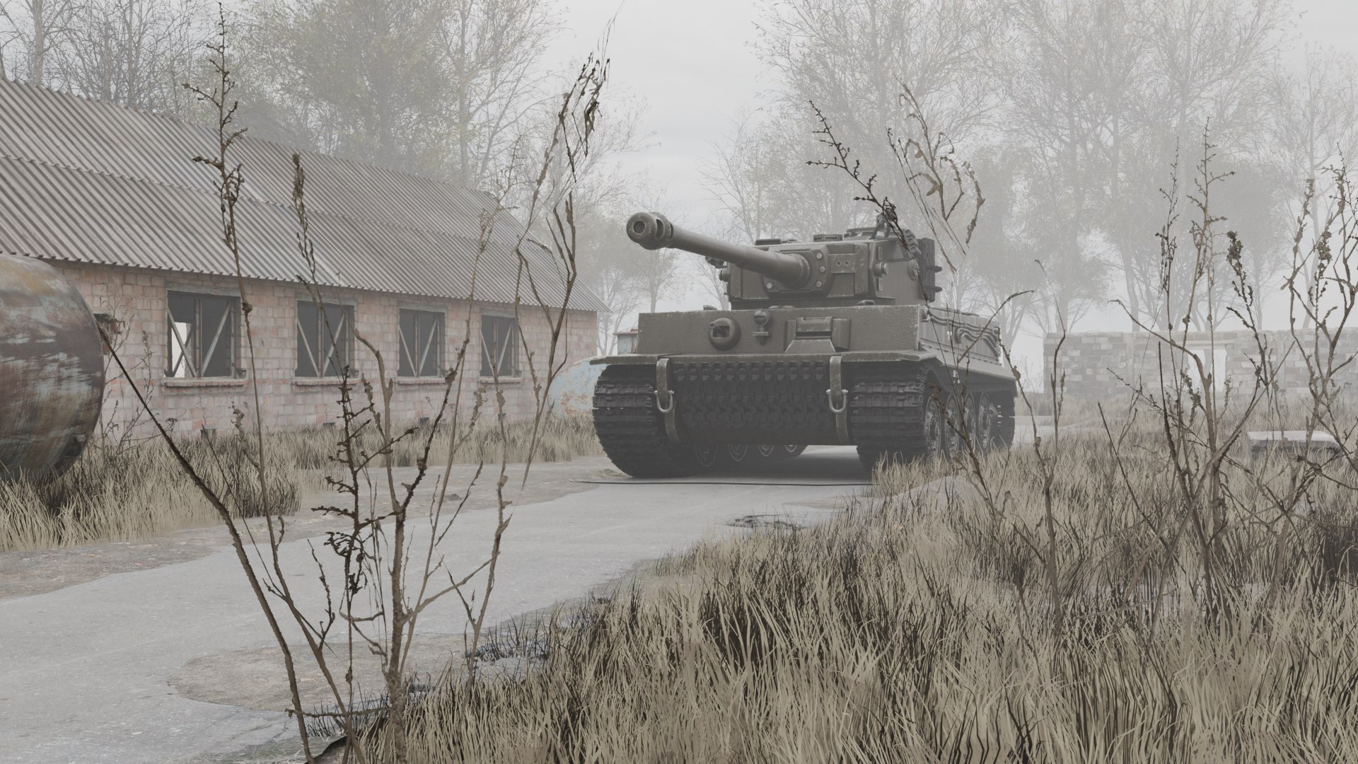 Panzerkampfwagen VI Tiger Ausf E Tiger I 3D Model - TurboSquid 2354918