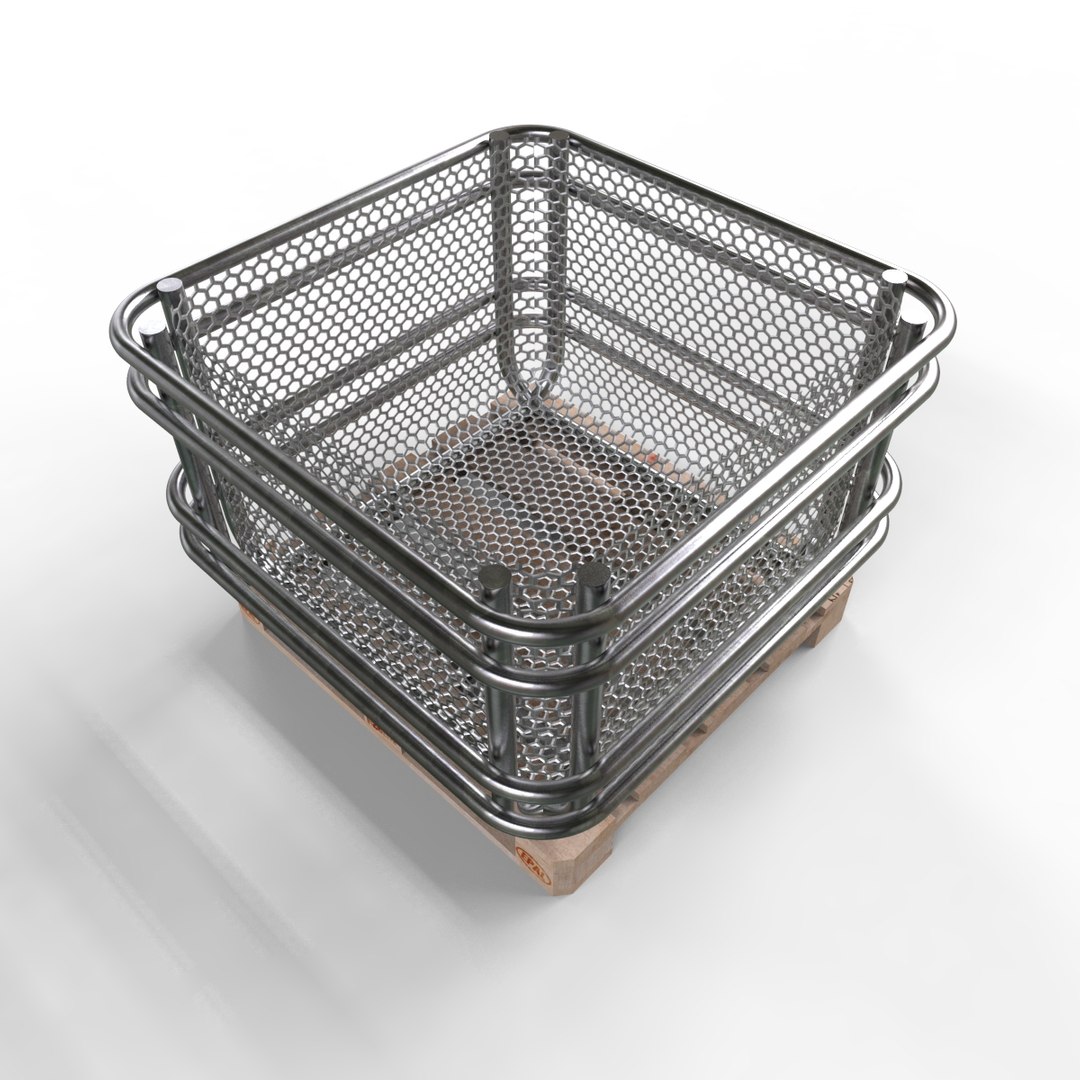 Container Pallet 3d 3ds