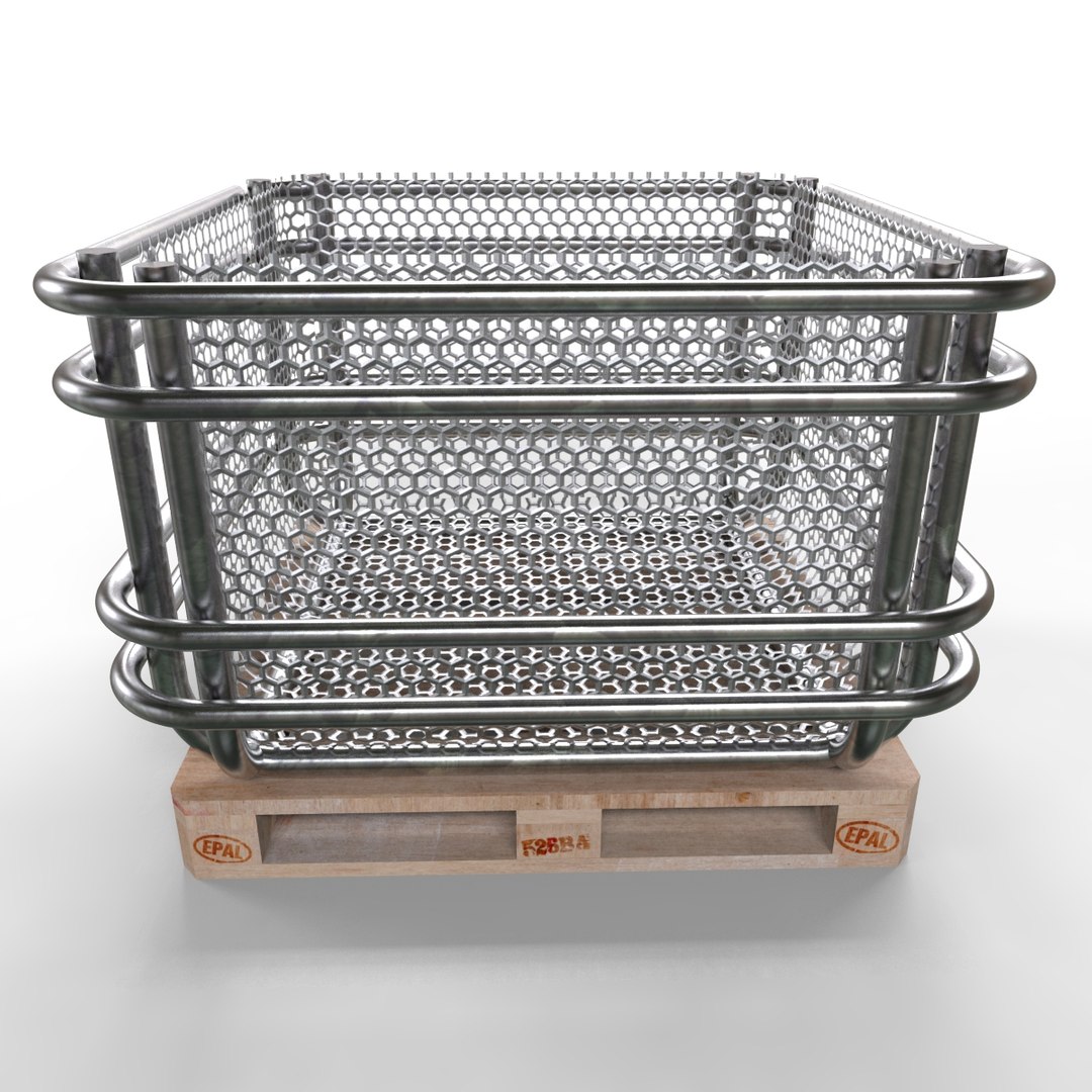 Container Pallet 3d 3ds