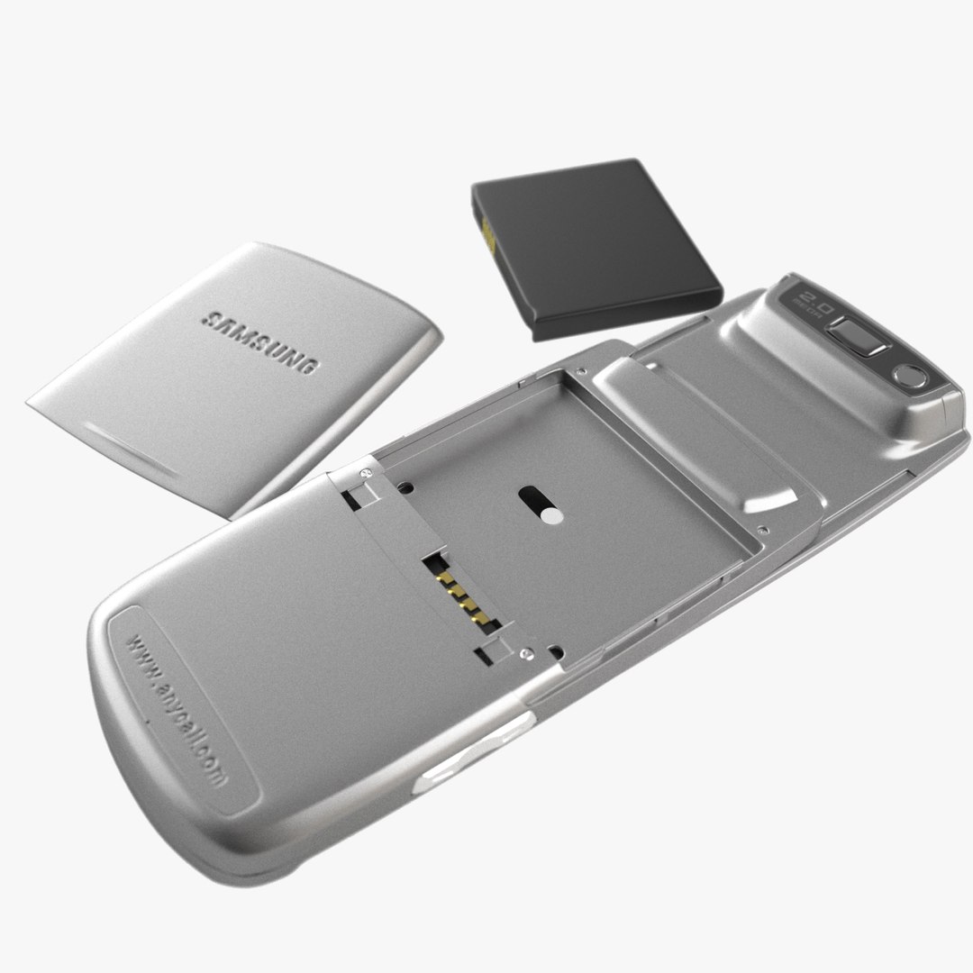 3d Cellular Phone Samsung Model