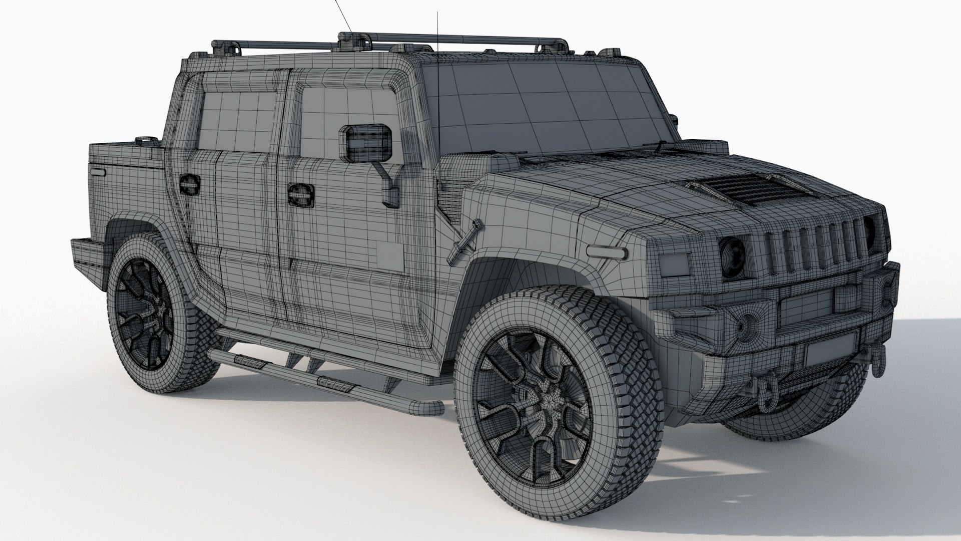 2007 Hummer H2 Sut 3D - TurboSquid 2011432