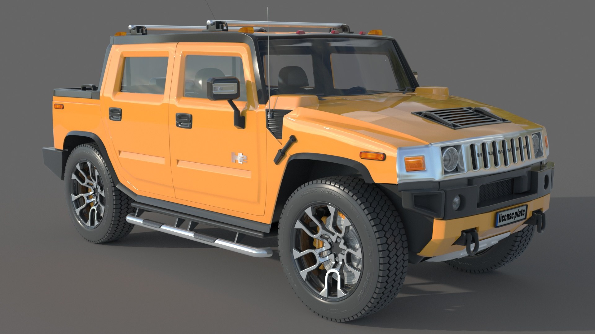 2007 Hummer H2 Sut 3D - TurboSquid 2011432