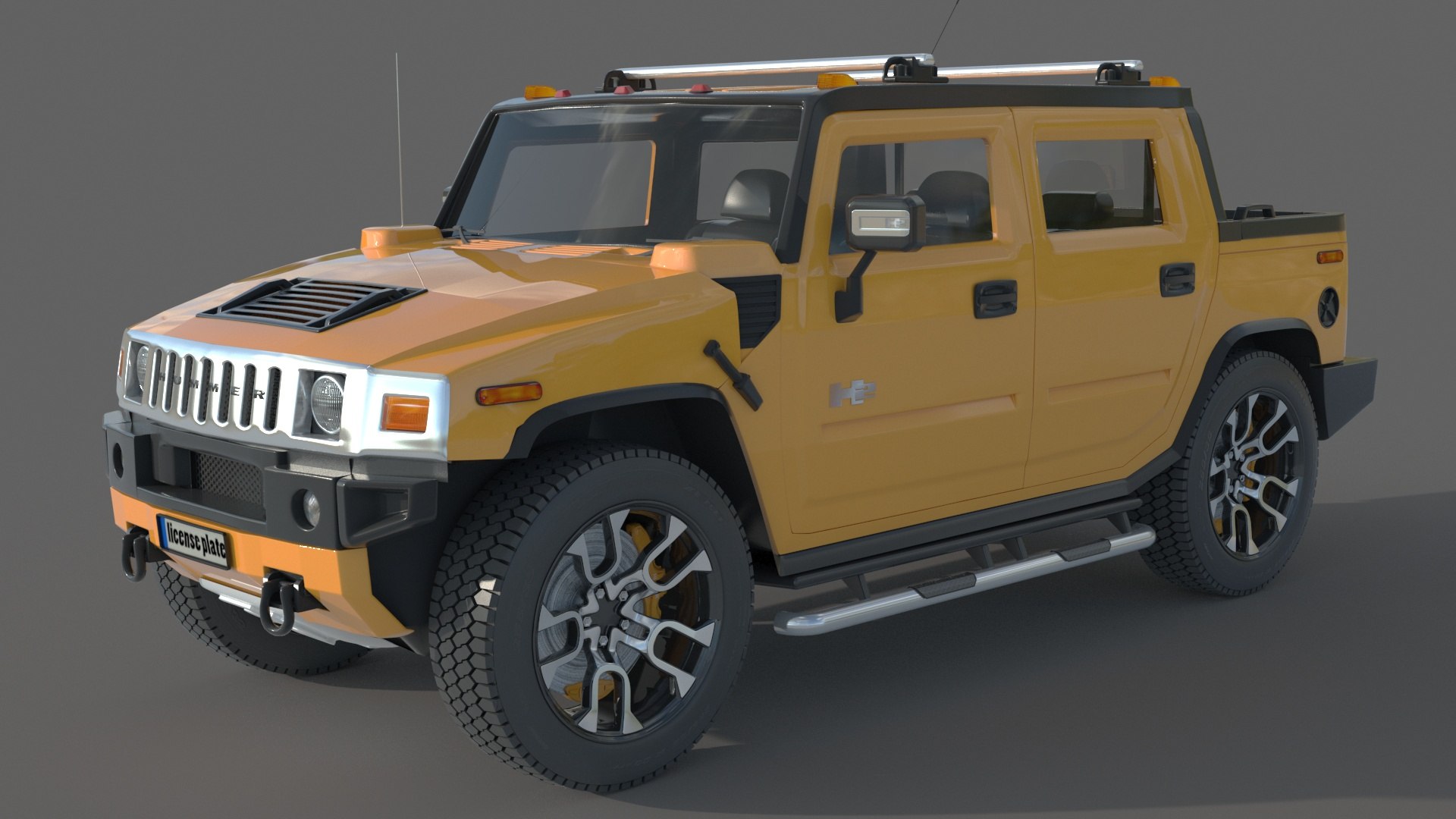 2007 Hummer H2 Sut 3D - TurboSquid 2011432
