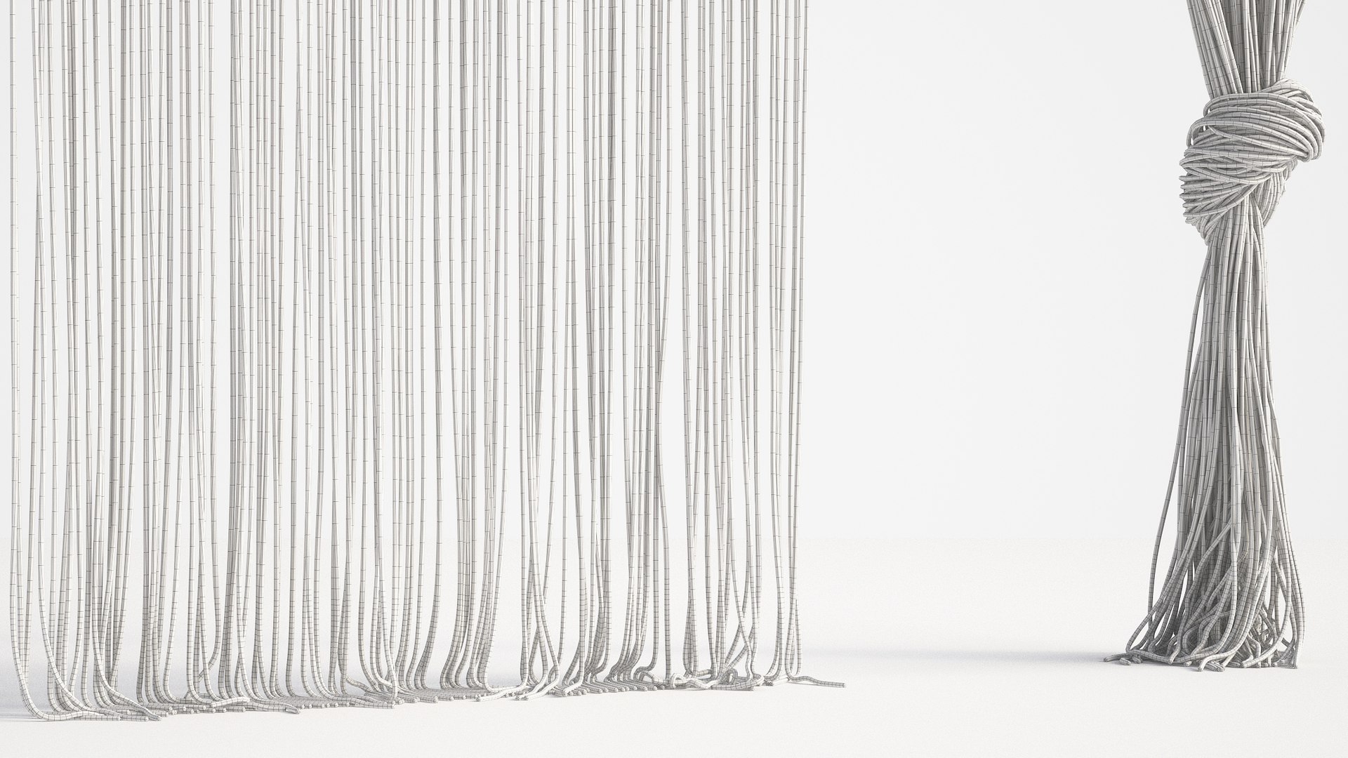 3D Curtain Rope - TurboSquid 1777340