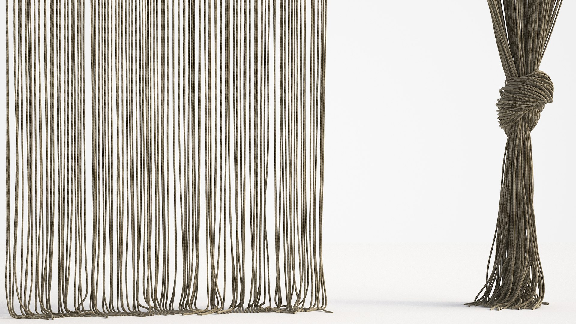 3D Curtain Rope - TurboSquid 1777340