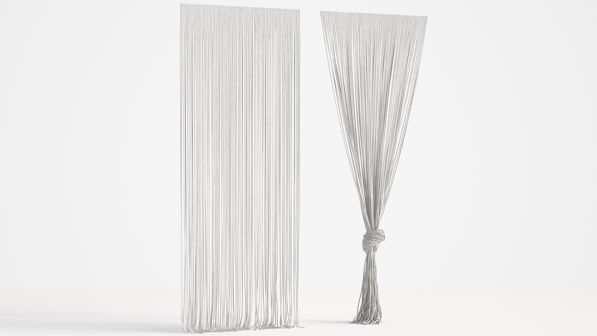 3D Curtain Rope - TurboSquid 1777340