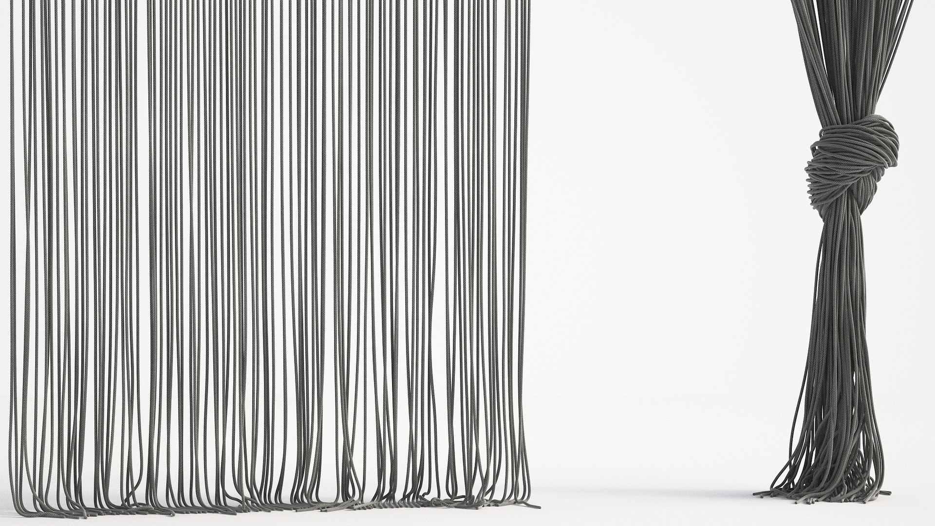 3D Curtain Rope - TurboSquid 1777340