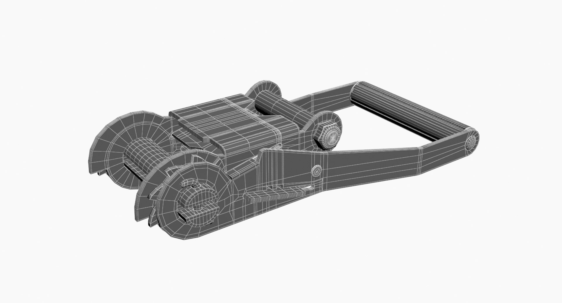 3D Model Logistic Cargo Ratchet Strap - TurboSquid 1384967