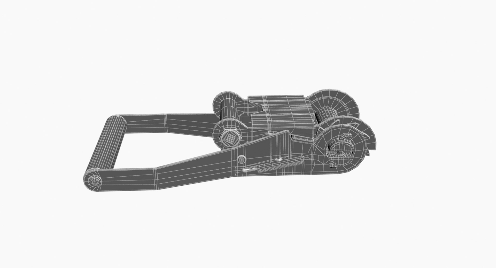 3D Model Logistic Cargo Ratchet Strap - TurboSquid 1384967