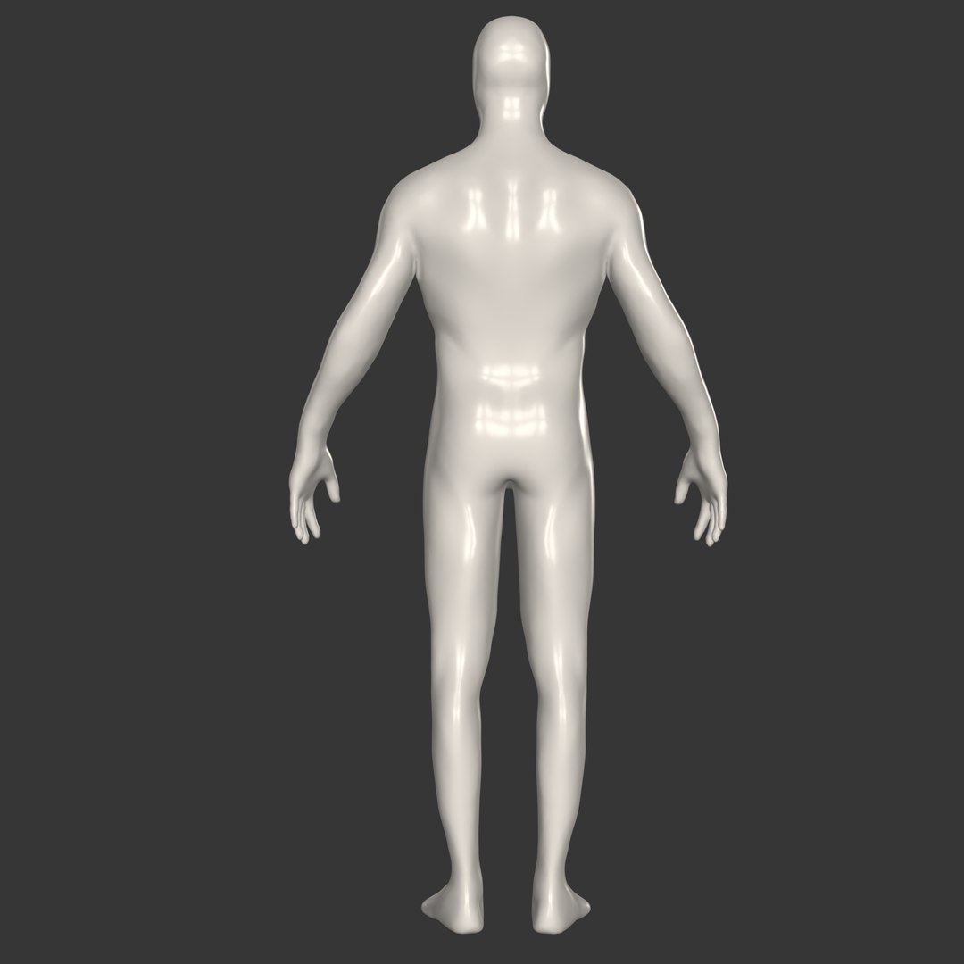3D Rigged Male Base Mesh - TurboSquid 1411178