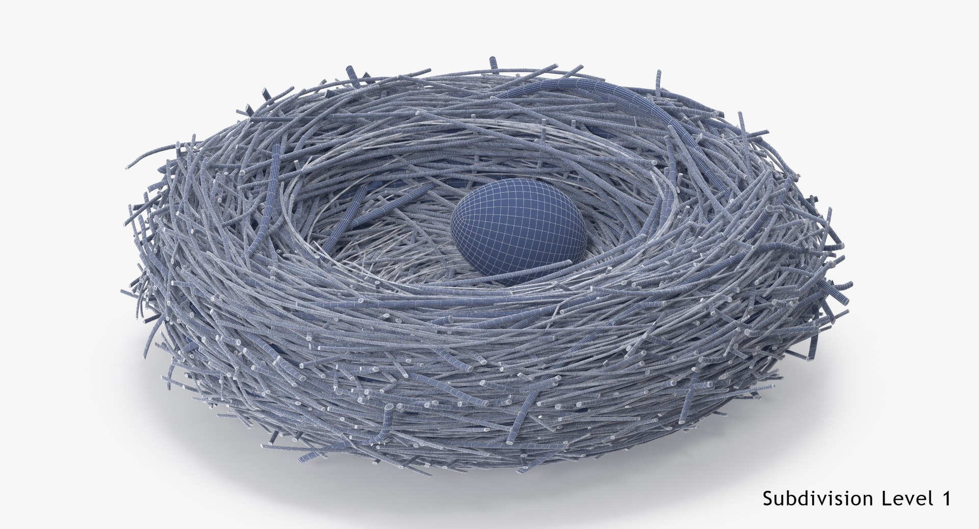 3d bird nest 03
