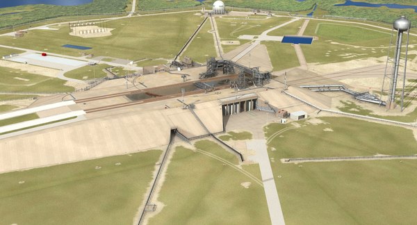 launch complex 39a shuttle 3d lwo