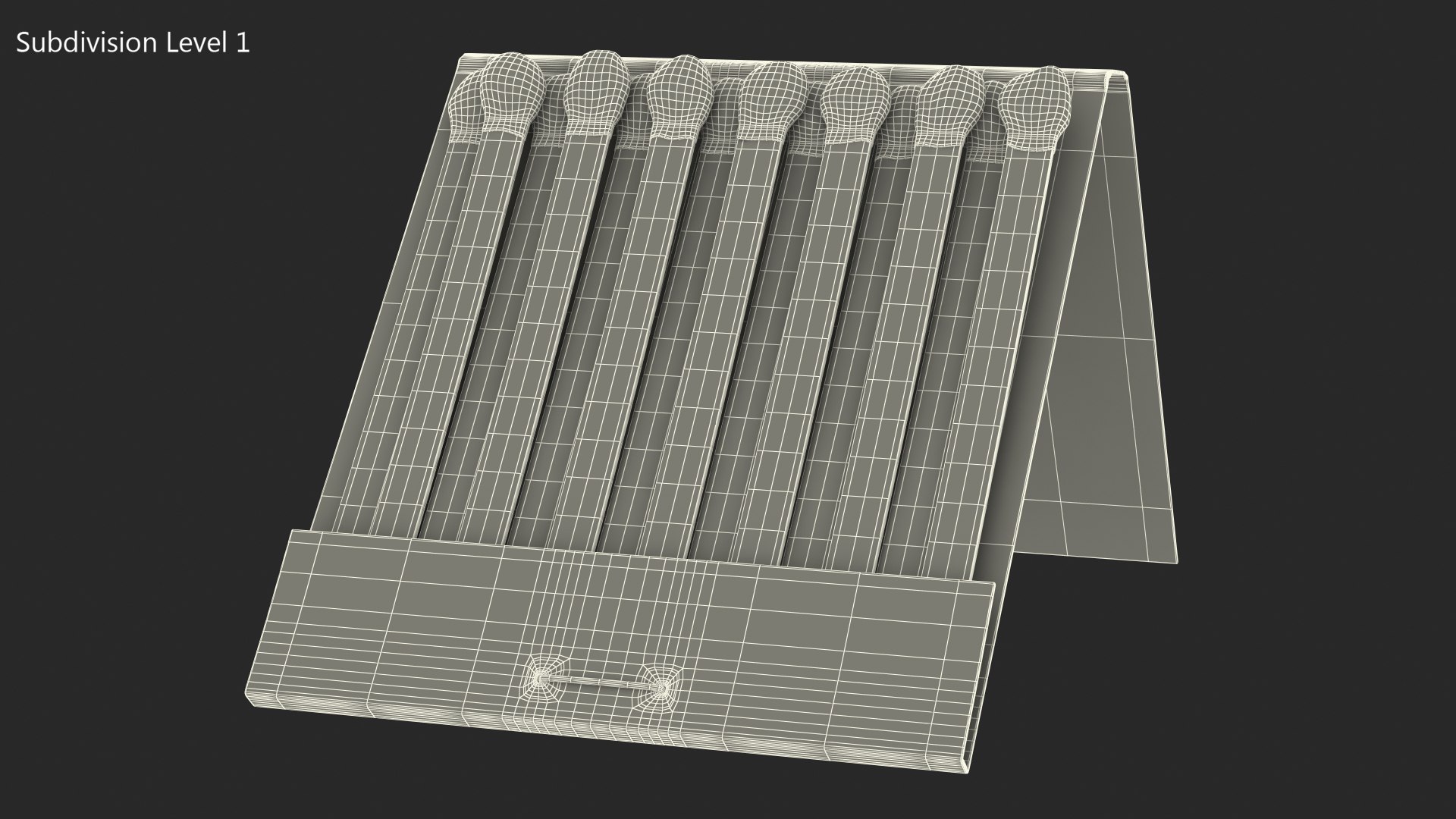 3D Plain White Matchbook model - TurboSquid 1859295