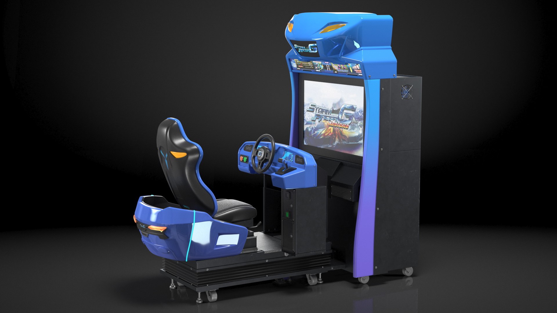 Storm Racer G Motion Deluxe Driving Arcade Machine Active model ...