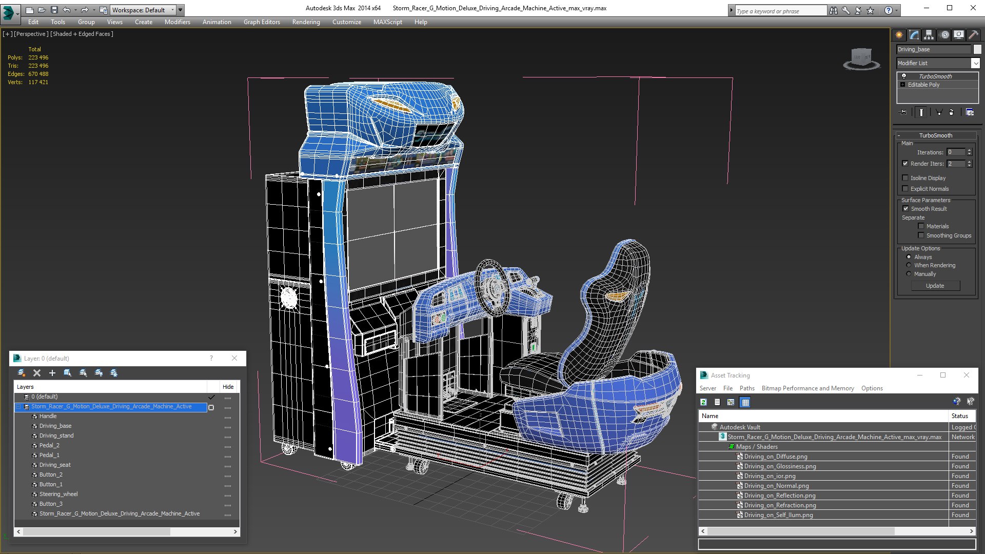 Storm Racer G Motion Deluxe Driving Arcade Machine Active model ...
