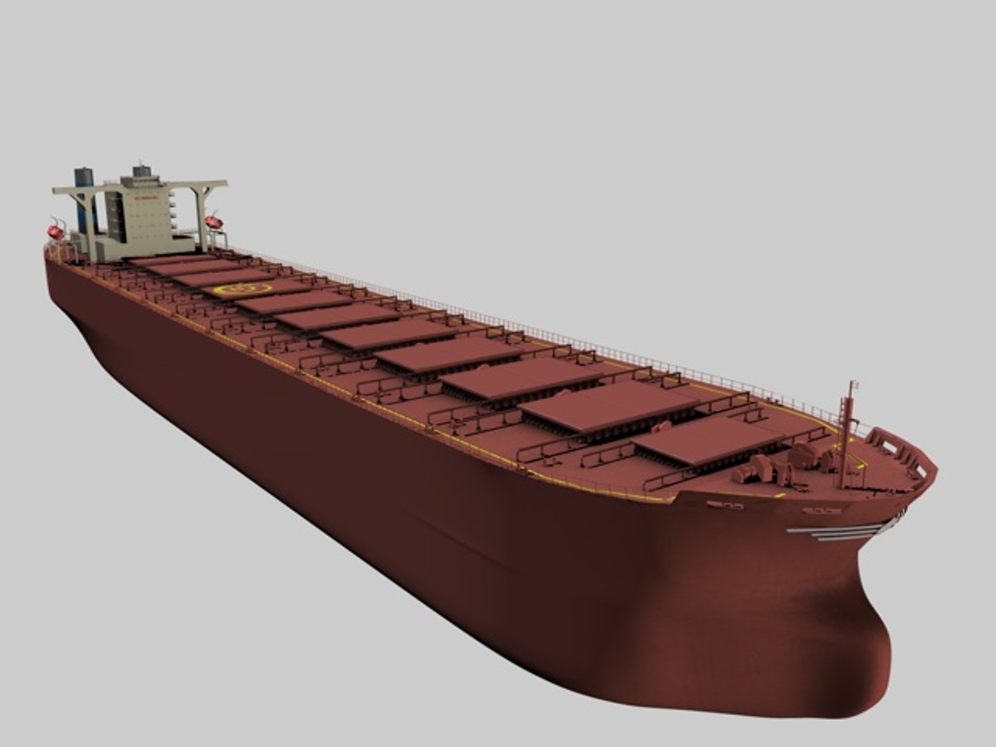 3d Bulkcarrier Ship