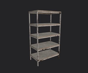 Old classic shelf 3D model - TurboSquid 1579391