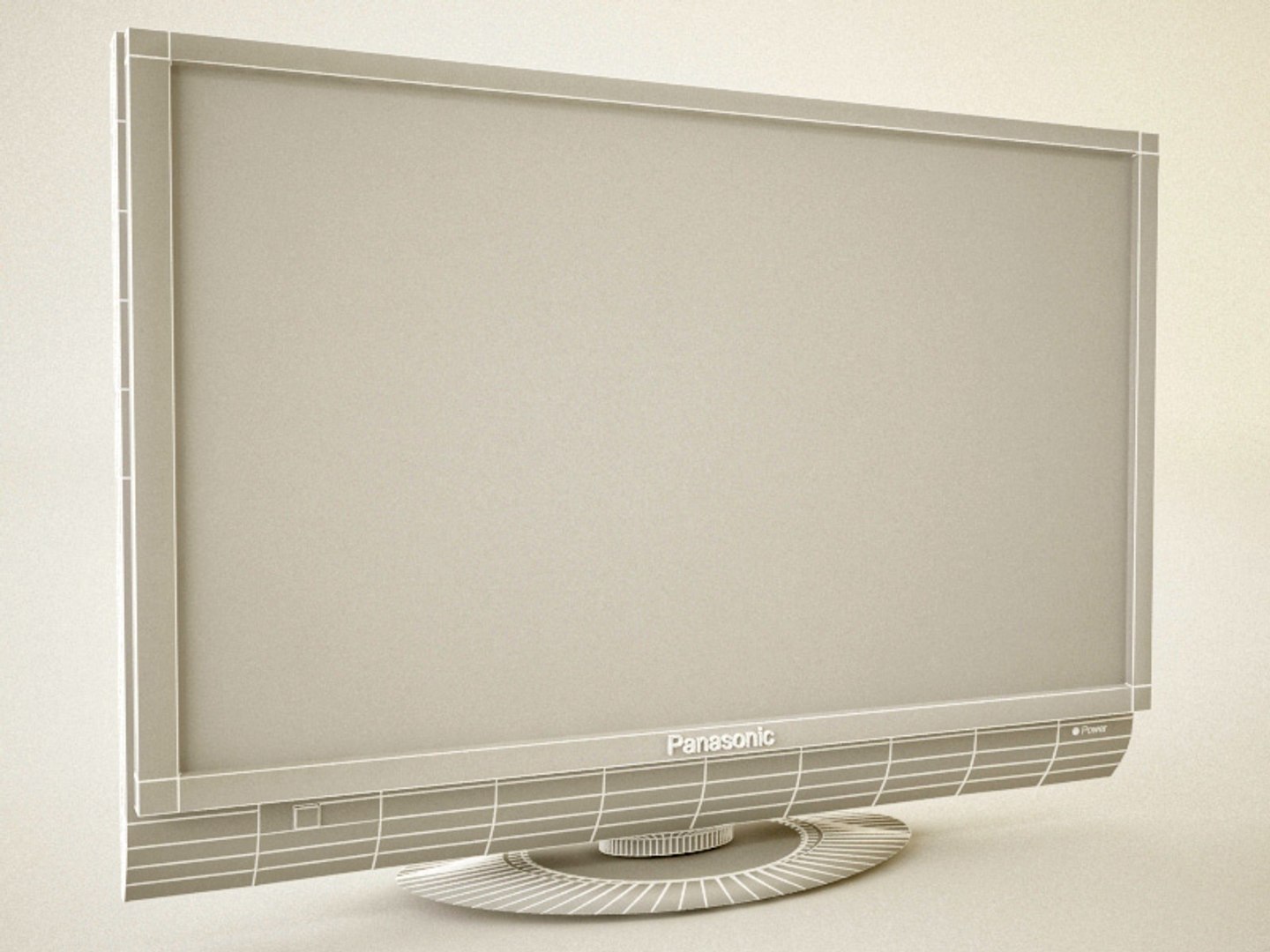 3d Model Panasonic Plasma Tv