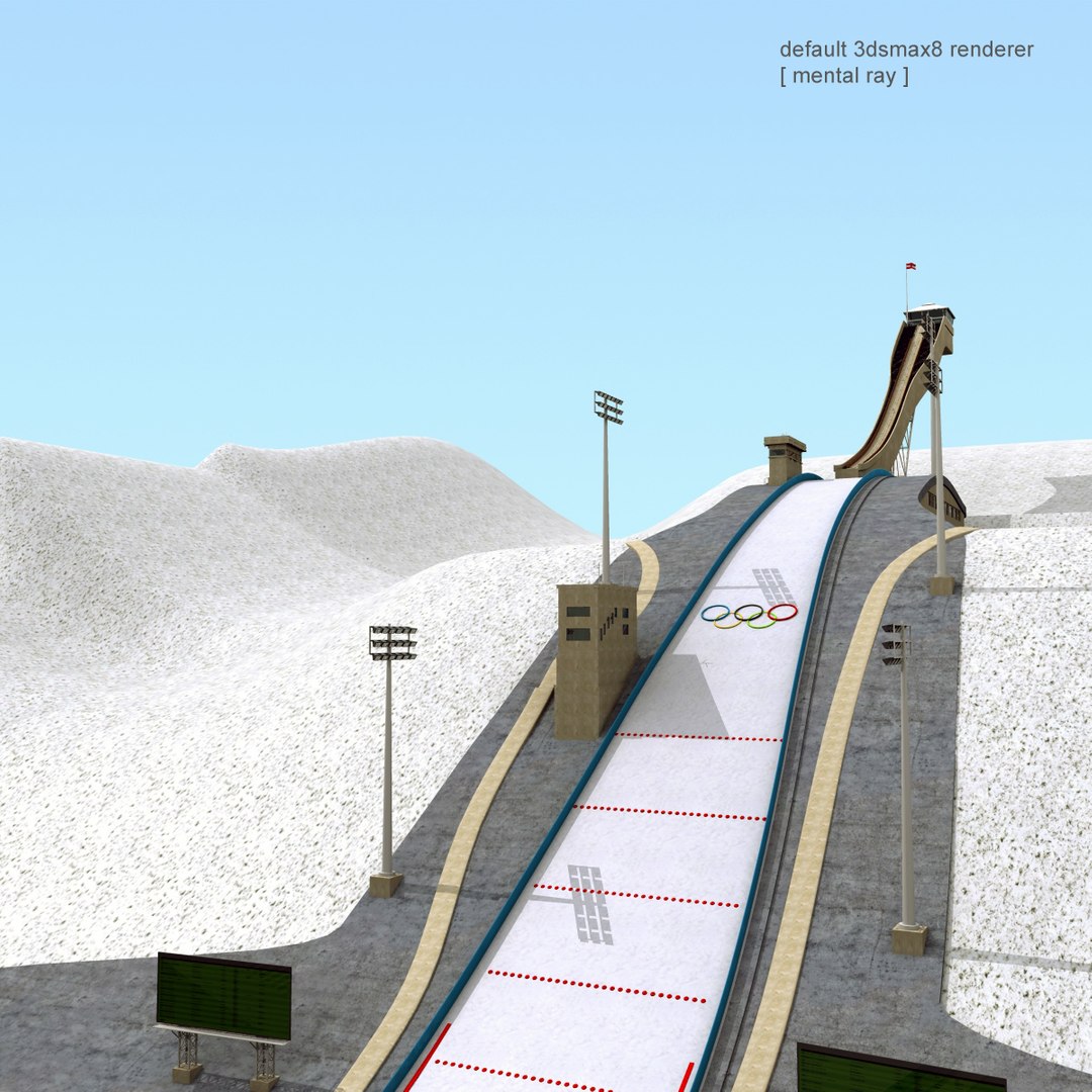 Ski Jump 3d Model