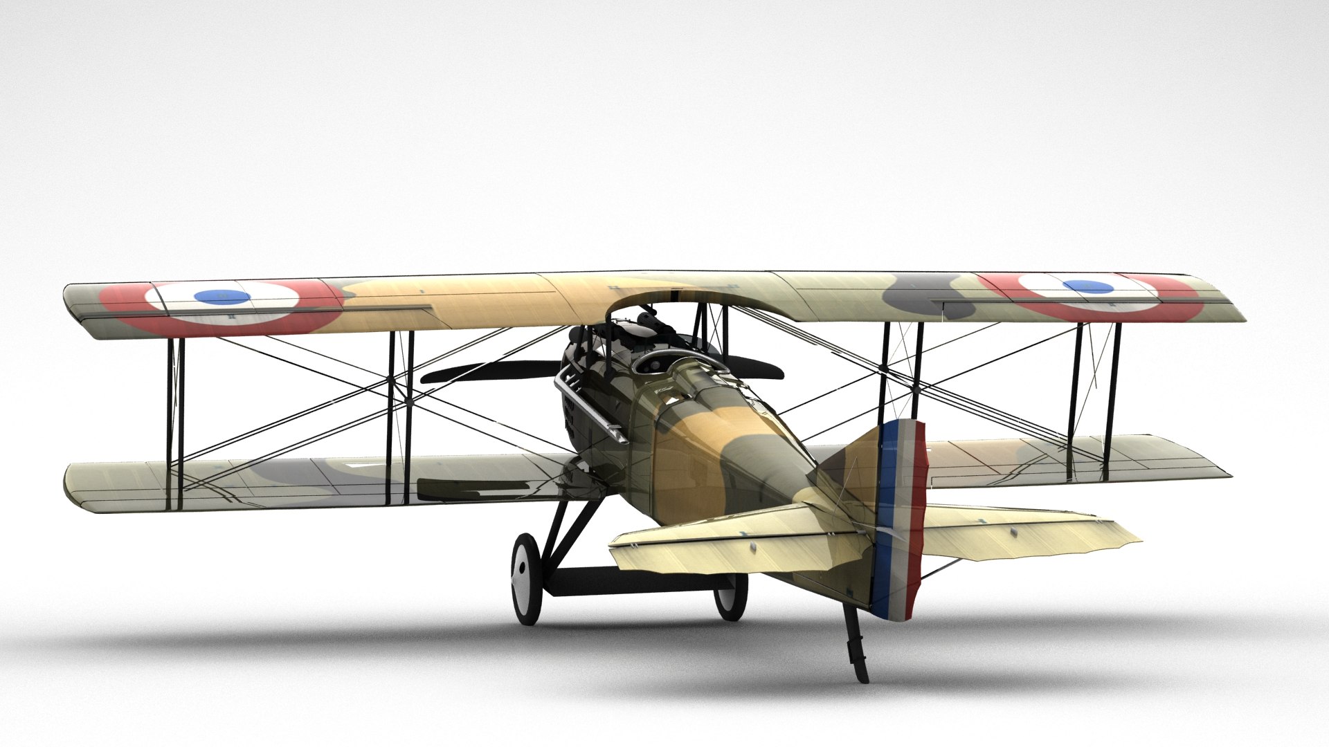3D Spad XIII 1918 Model - TurboSquid 2055144