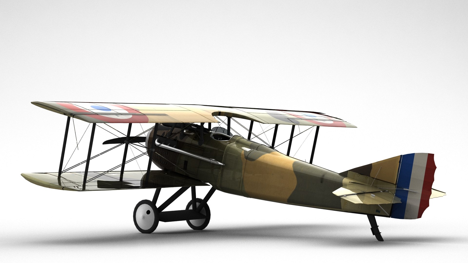 3D Spad XIII 1918 Model - TurboSquid 2055144