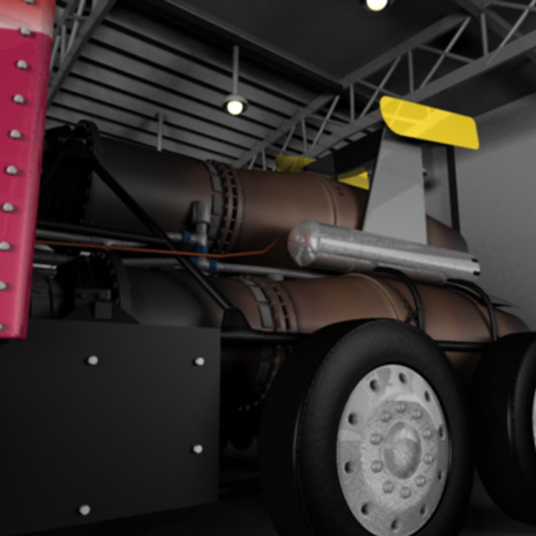 Jet Truck 3d Model
