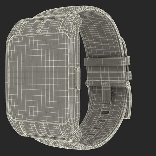 3d model sony smartwatch 3 leather