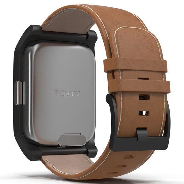 3d model sony smartwatch 3 leather