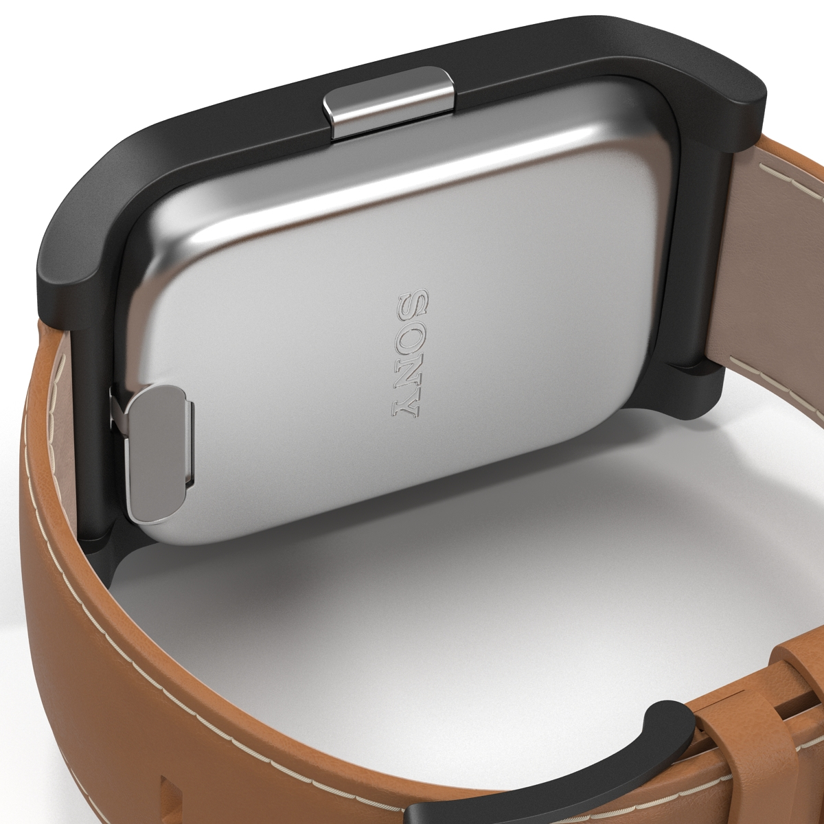 3d model sony smartwatch 3 leather