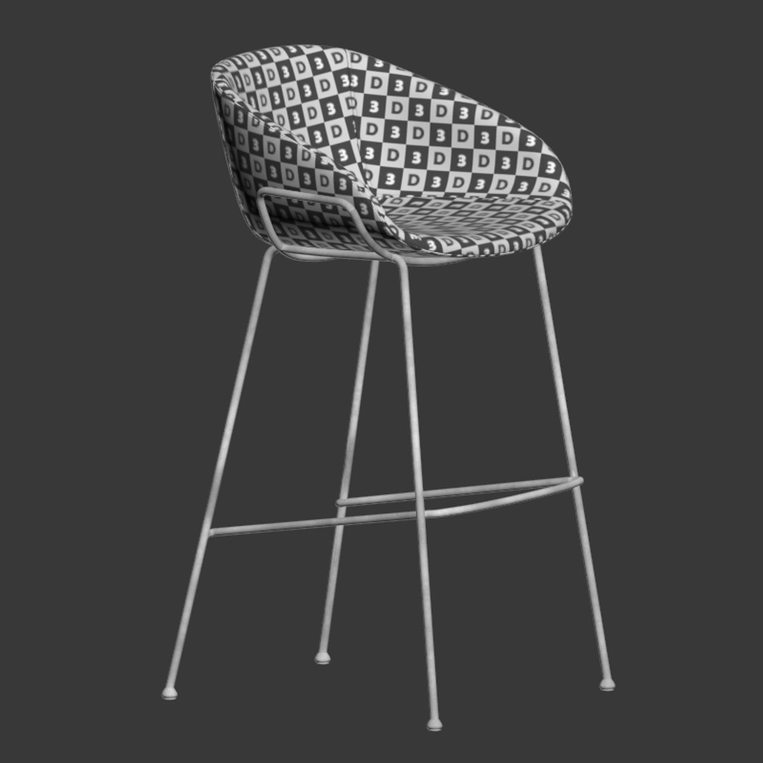 3D Zach Bar Stool Eurway - TurboSquid 1551406