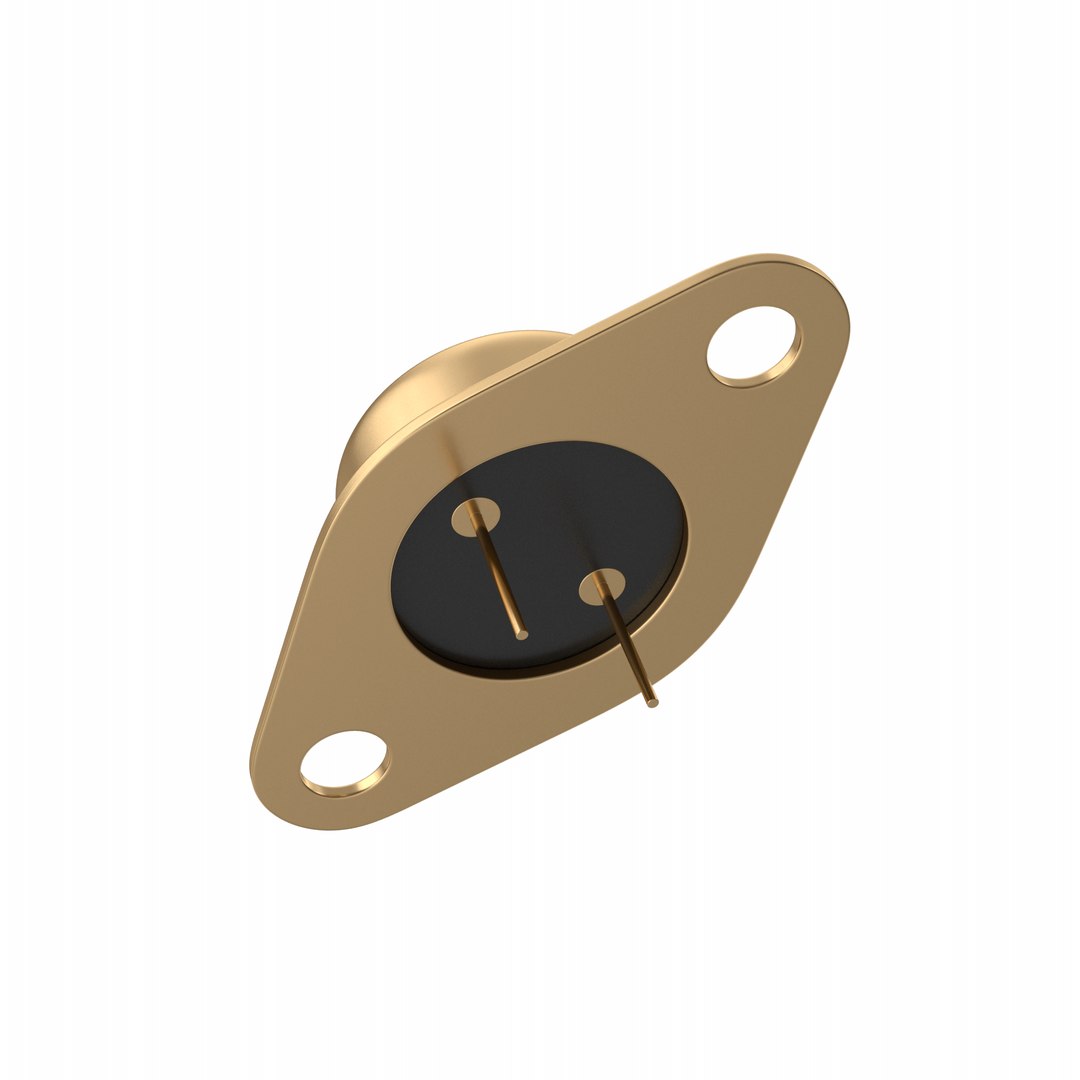 3D Model Golden NPN PowerTransistor - TurboSquid 1925983
