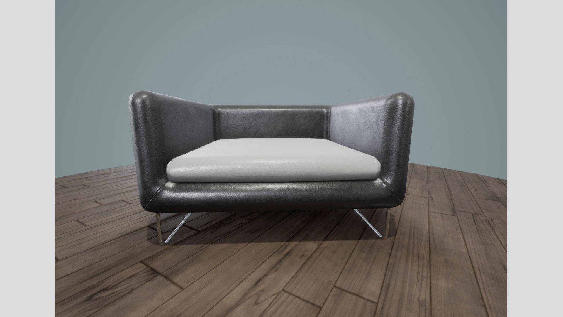 Leather Armchair Low-poly 3D Model - TurboSquid 1805398