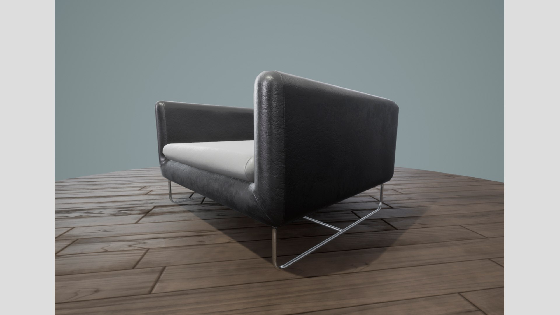 Leather Armchair Low-poly 3D Model - TurboSquid 1805398