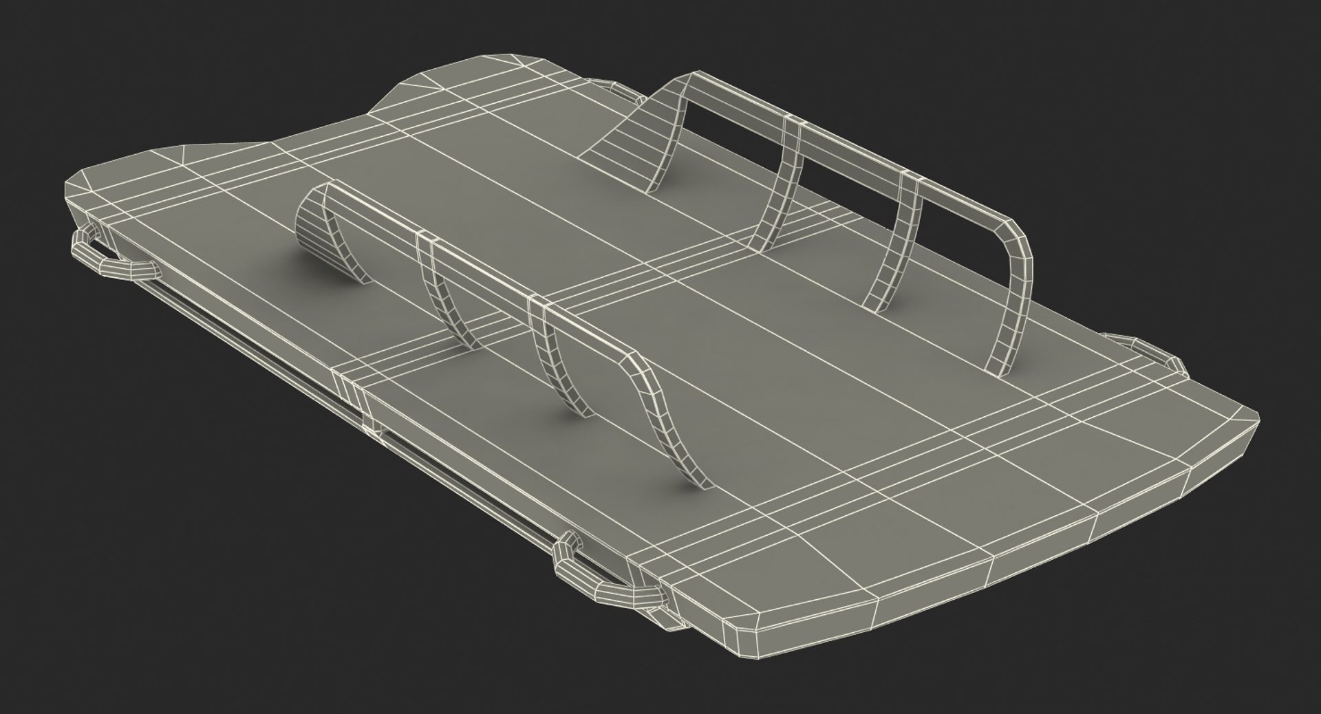 Skeleton Sled 3d Model