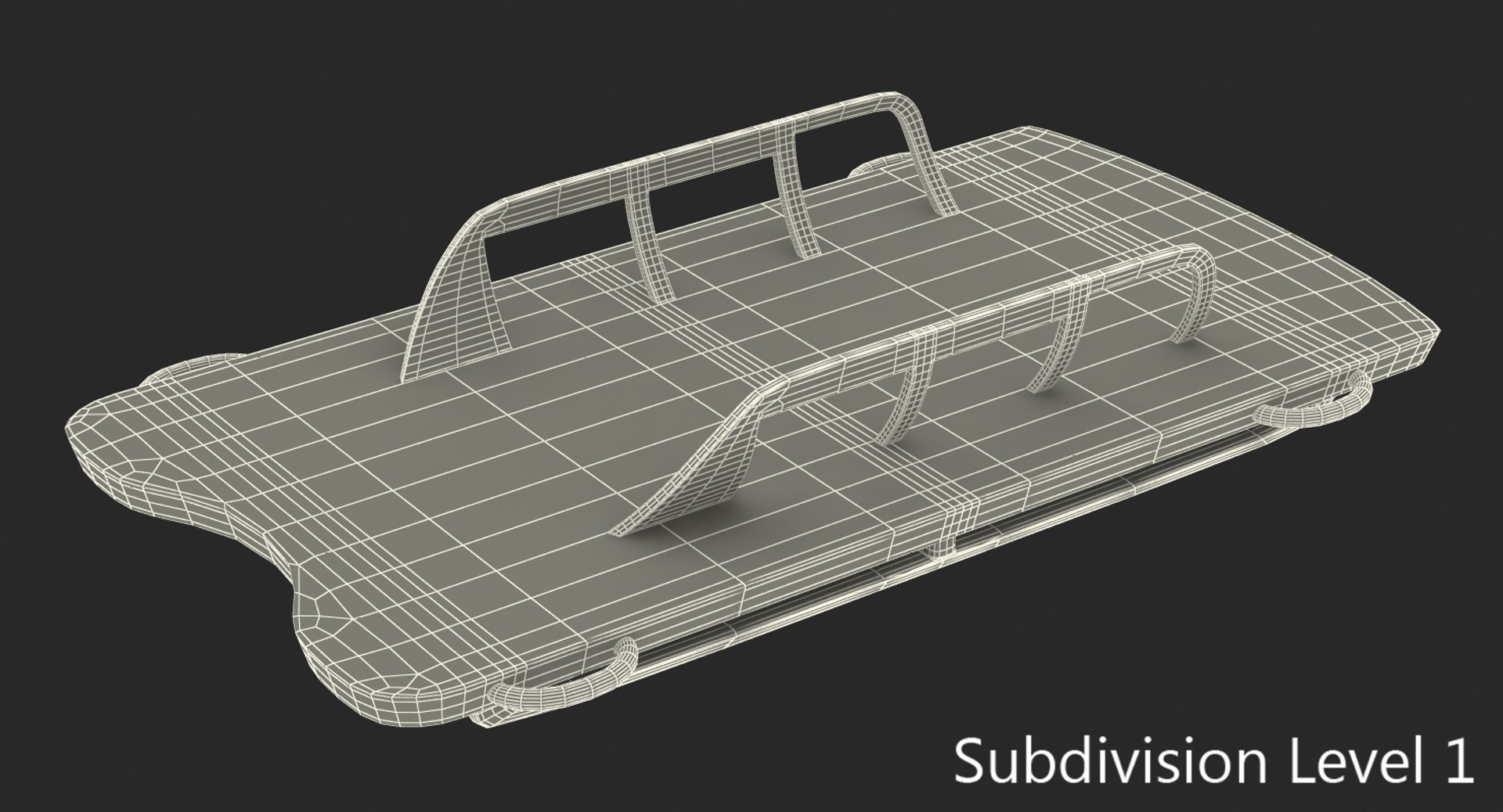 Skeleton Sled 3d Model