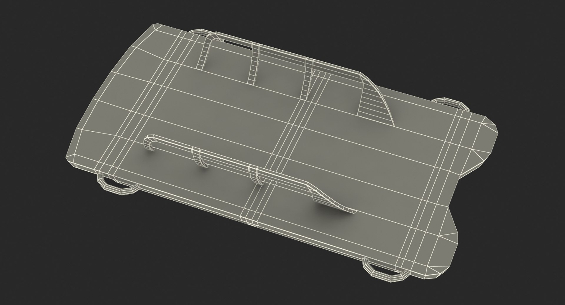 skeleton sled 3d model